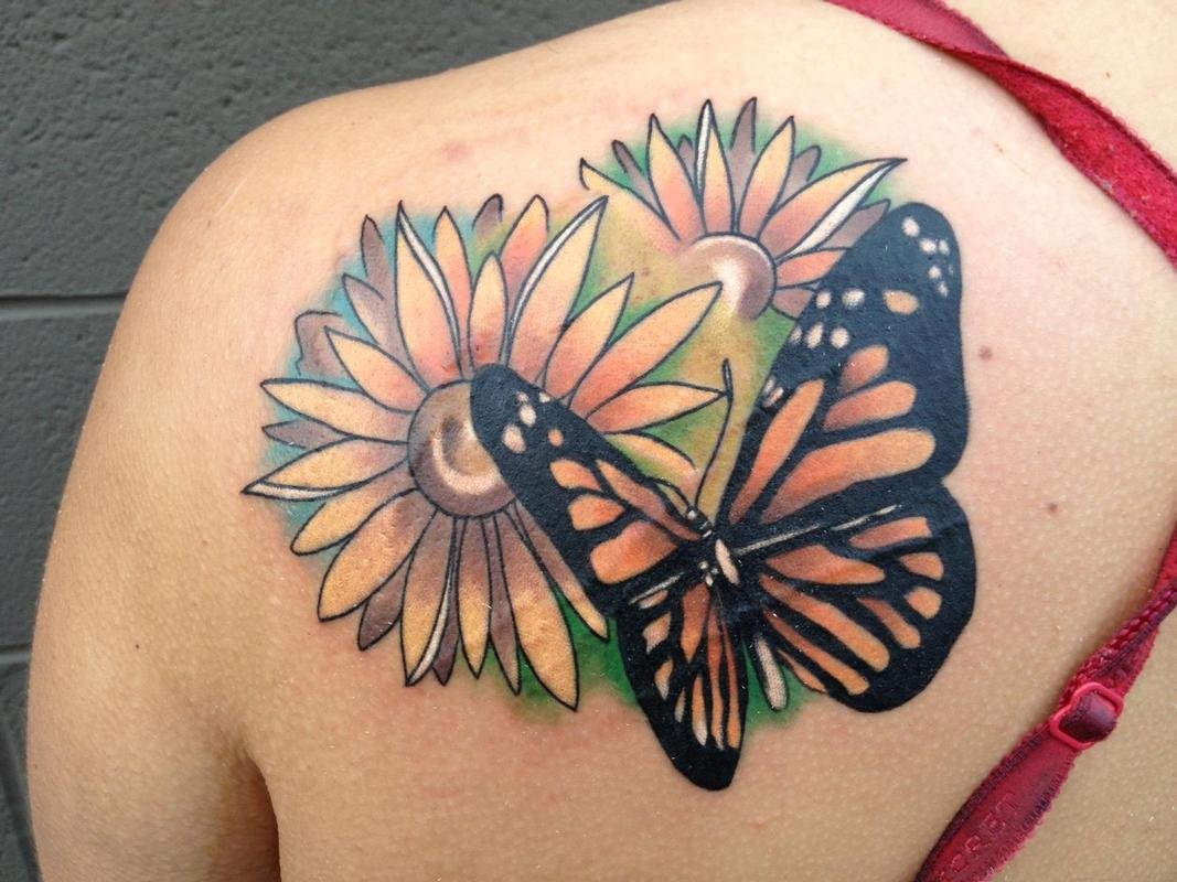 75 Sunflower Tattoos Designs Mens Craze